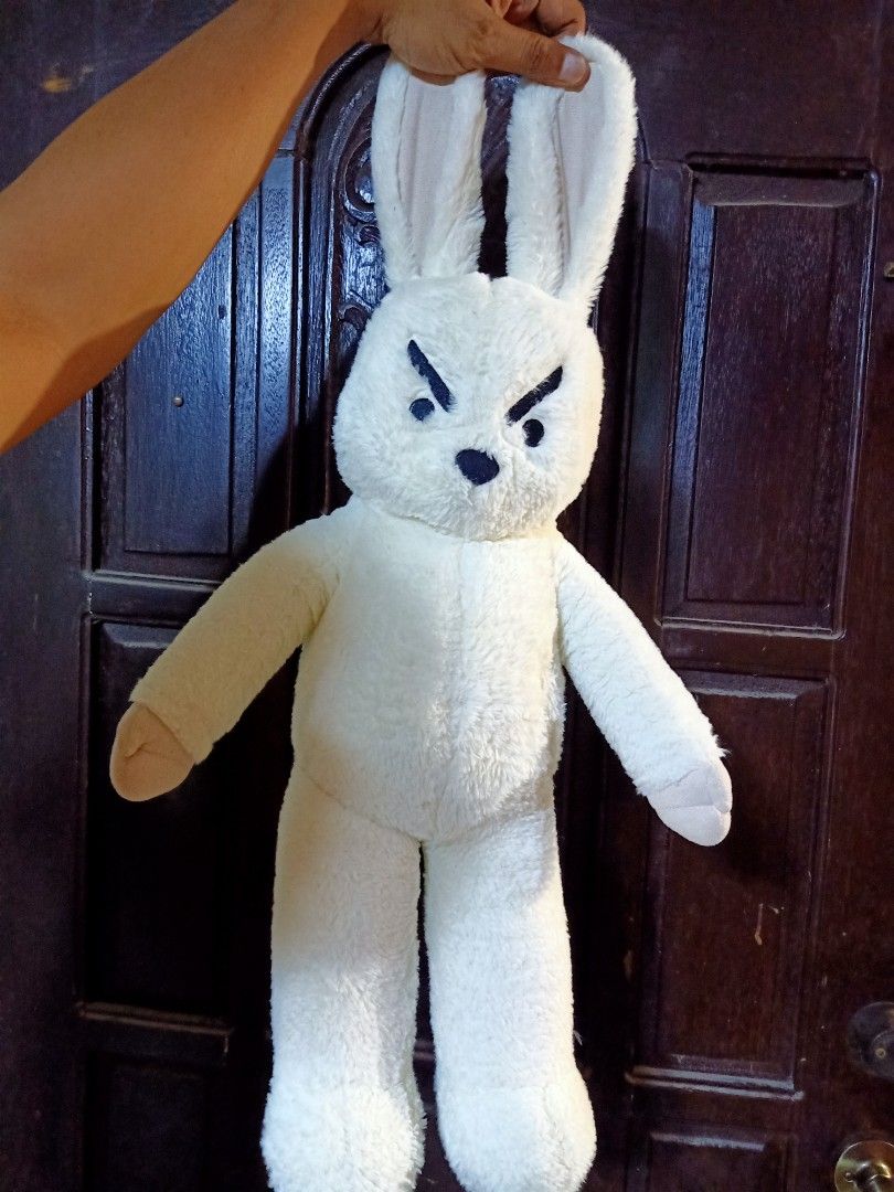 JUMBO SIZE KAWAII ANGRY RABBIT / BUNNY PLUSH on Carousell