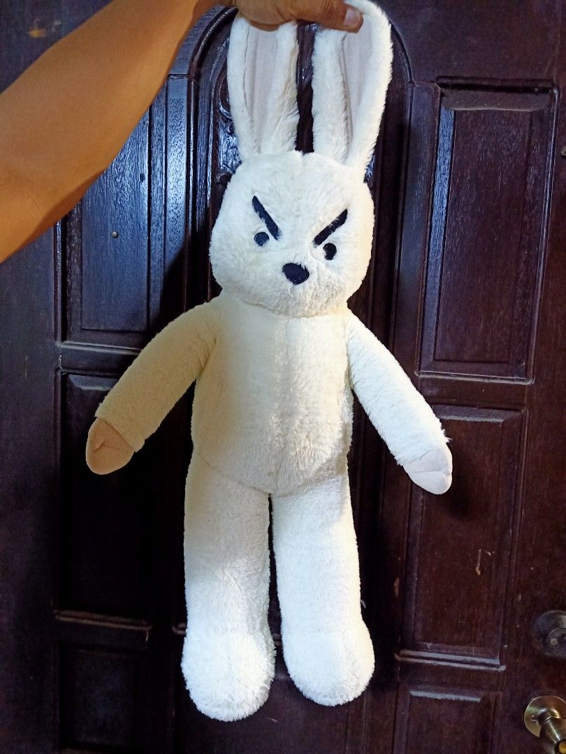 JUMBO SIZE KAWAII ANGRY RABBIT / BUNNY PLUSH on Carousell