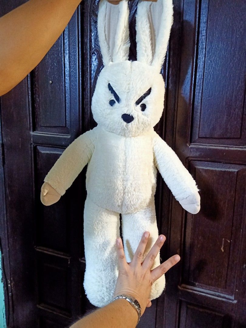 JUMBO SIZE KAWAII ANGRY RABBIT / BUNNY PLUSH on Carousell
