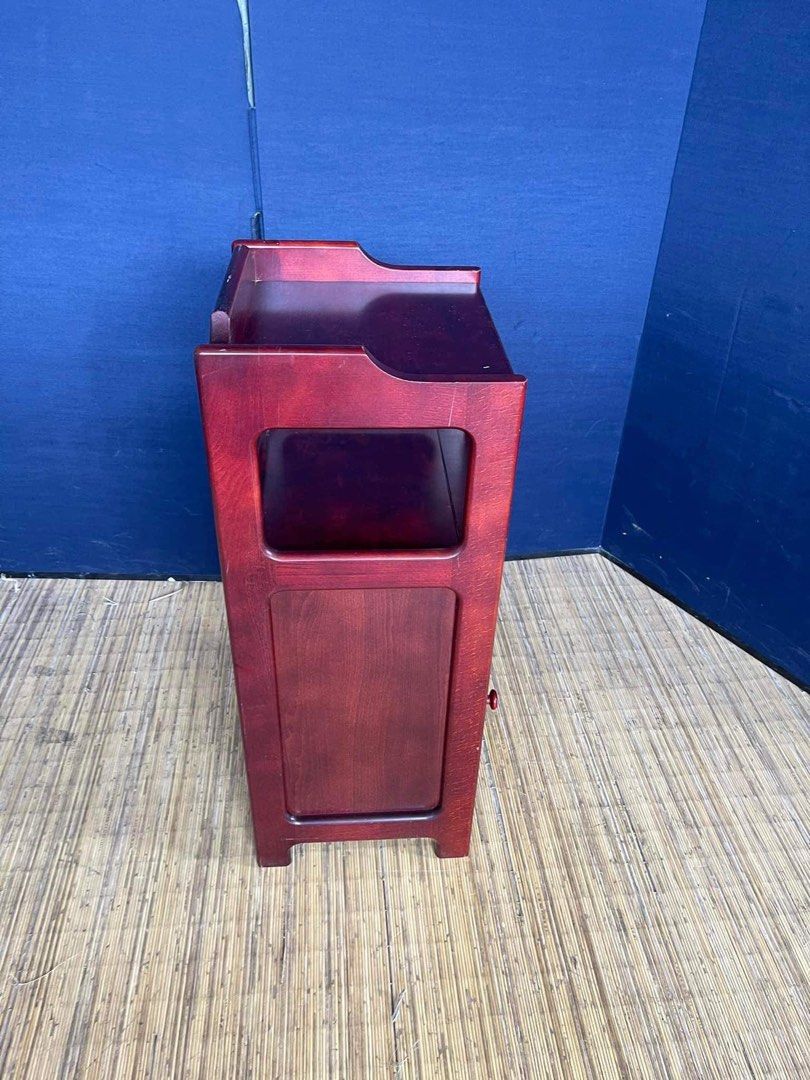 Karimoku Telephone Stand 14”L x 12”W x 32”H Solid wood 1 wooden door 1 ...