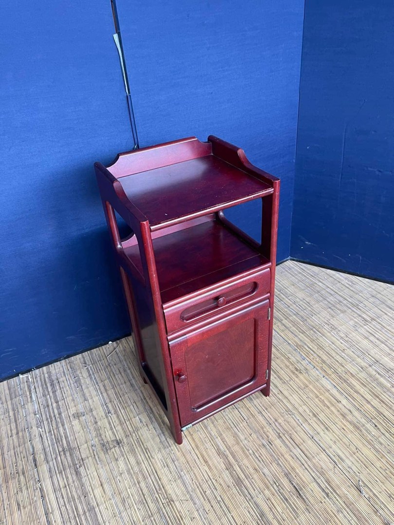 Karimoku Telephone Stand 14”L x 12”W x 32”H Solid wood 1 wooden door 1 ...