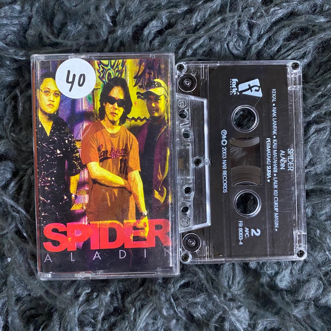 KASET SPIDER Aladin, Hobbies & Toys, Music & Media, CDs & DVDs on Carousell