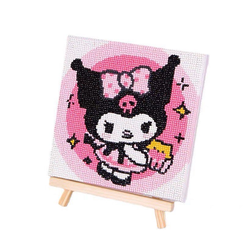 Kuromi DIY Diamond Painting With Frame & Full Diamond Tile Painting ...