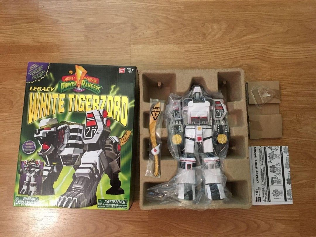 Power Rangers Mighty Morphin Legacy White Tigerzord, Hobbies & Toys ...
