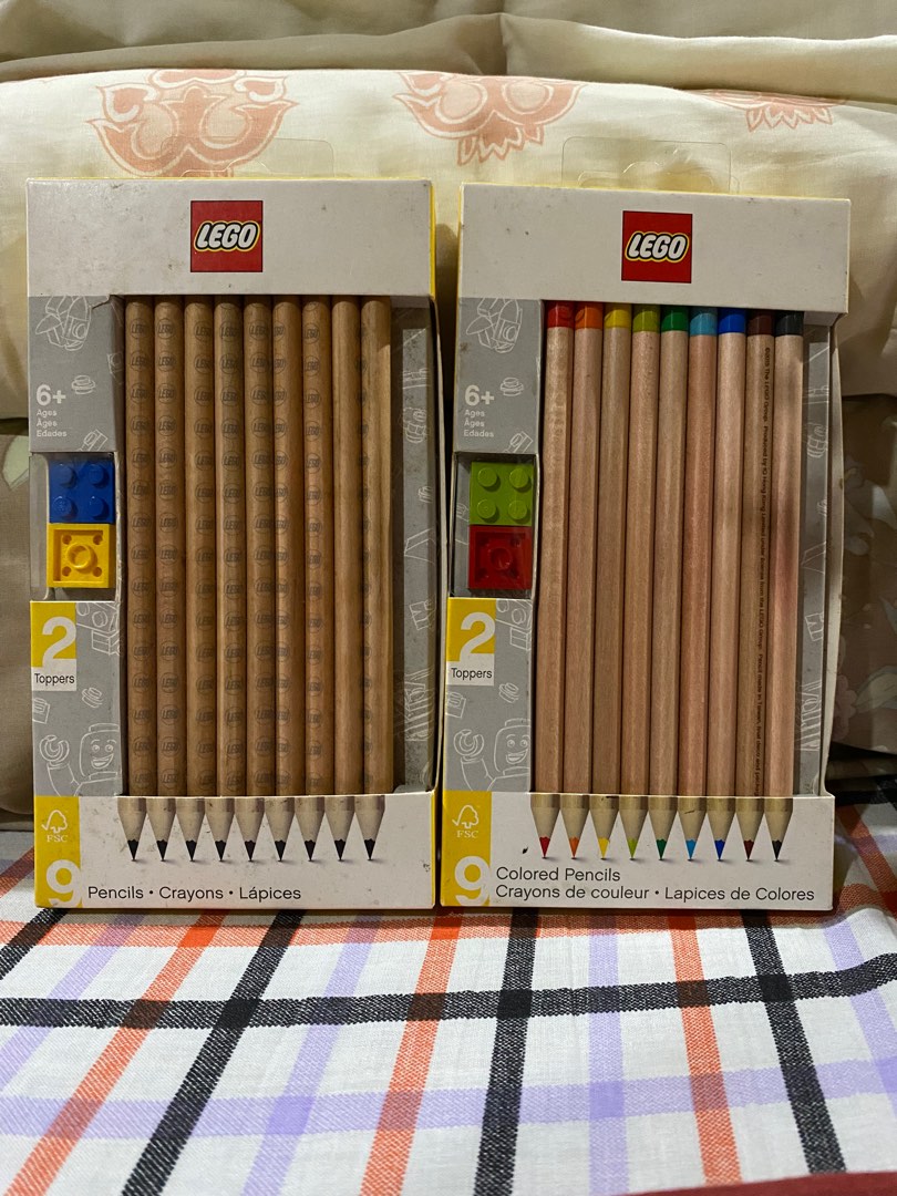 LEGO Black Pencils and Colored Pencils, Hobbies & Toys, Stationary ...