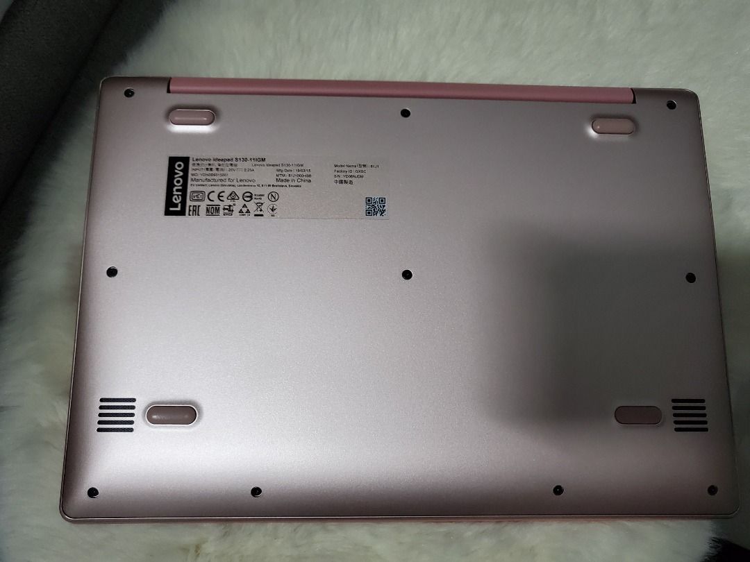 Lenovo Ideapad S130 11IGM In Pink Colour Computers Tech Laptops Notebooks On Carousell