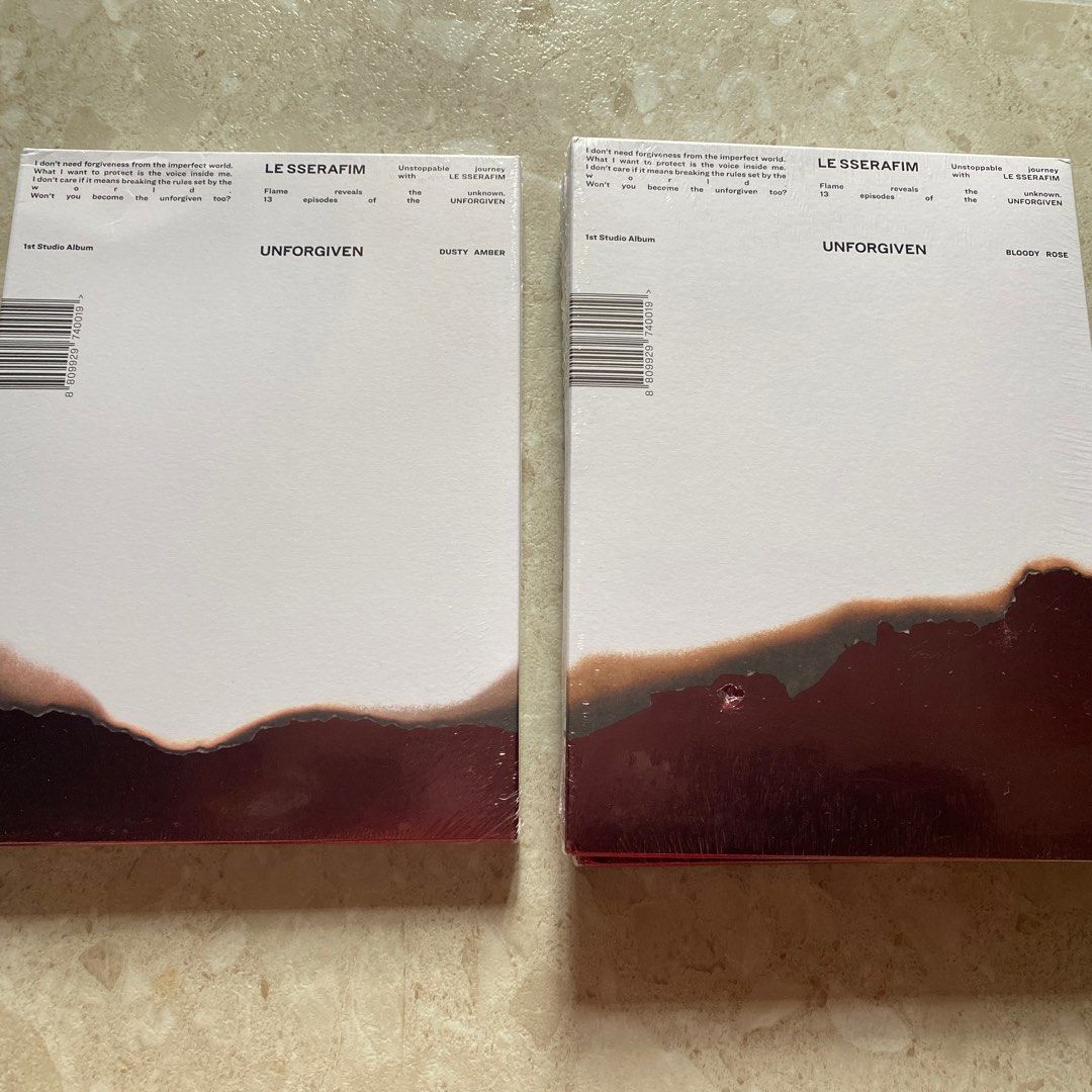 現貨[全新未拆]Lesserafim Unforgiven album 專輯, 興趣及遊戲, 收藏品及紀念品, 韓流 - Carousell