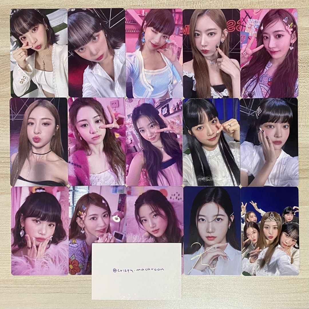 lesserafim fearless japan trading pack pcs photocards jpn wts chaewon ...