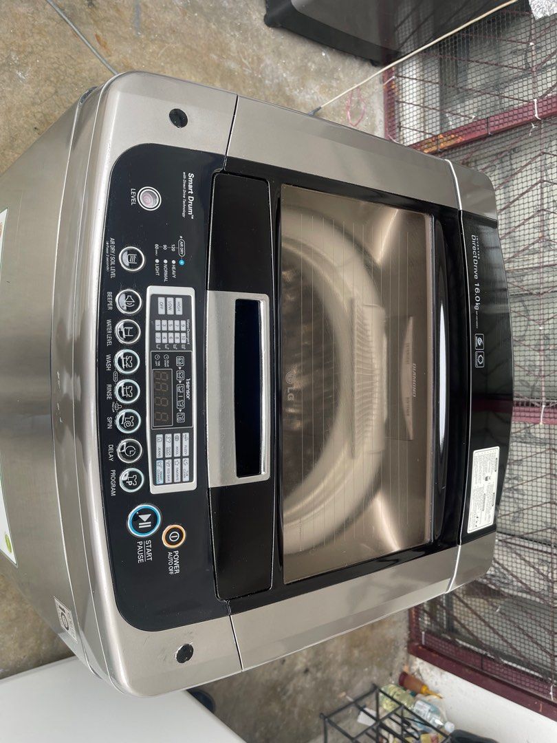 LG DD inverter washing machine 16.0kg fully automatic washer mesin basuh, good condition , TV ...
