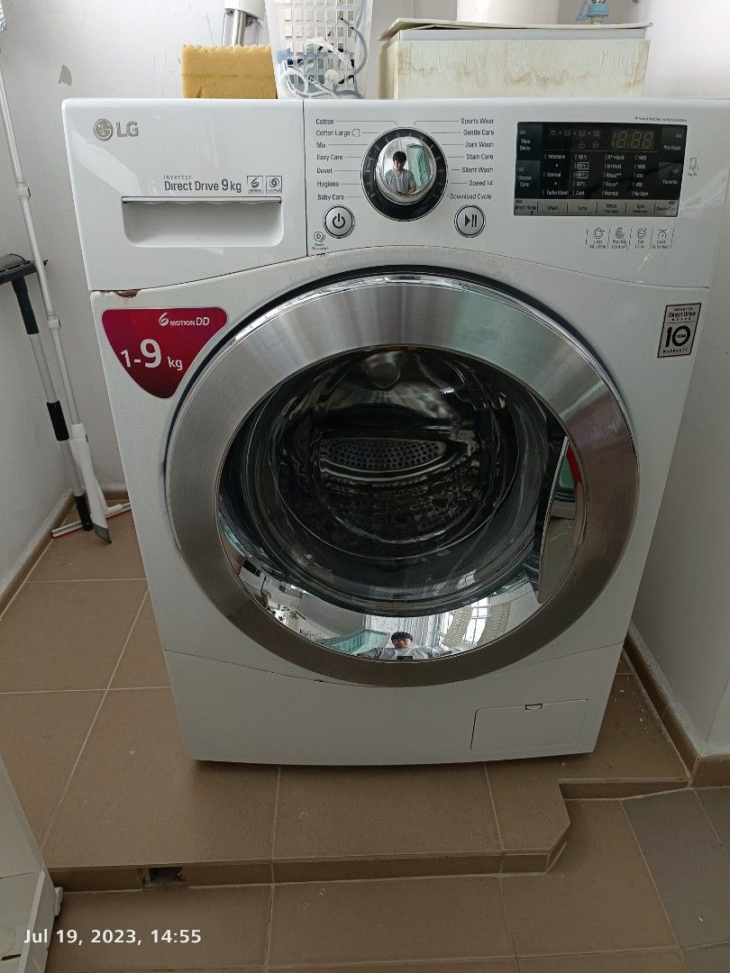 LG Washing Machine 9kg, TV & Home Appliances, Washing Machines and ...