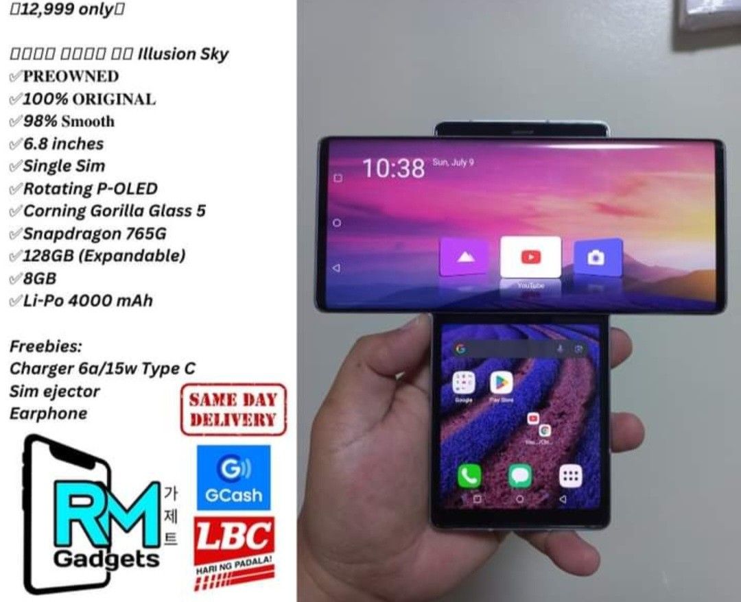 lg wing illusion sky, Mobile Phones & Gadgets, Mobile Phones, Android ...