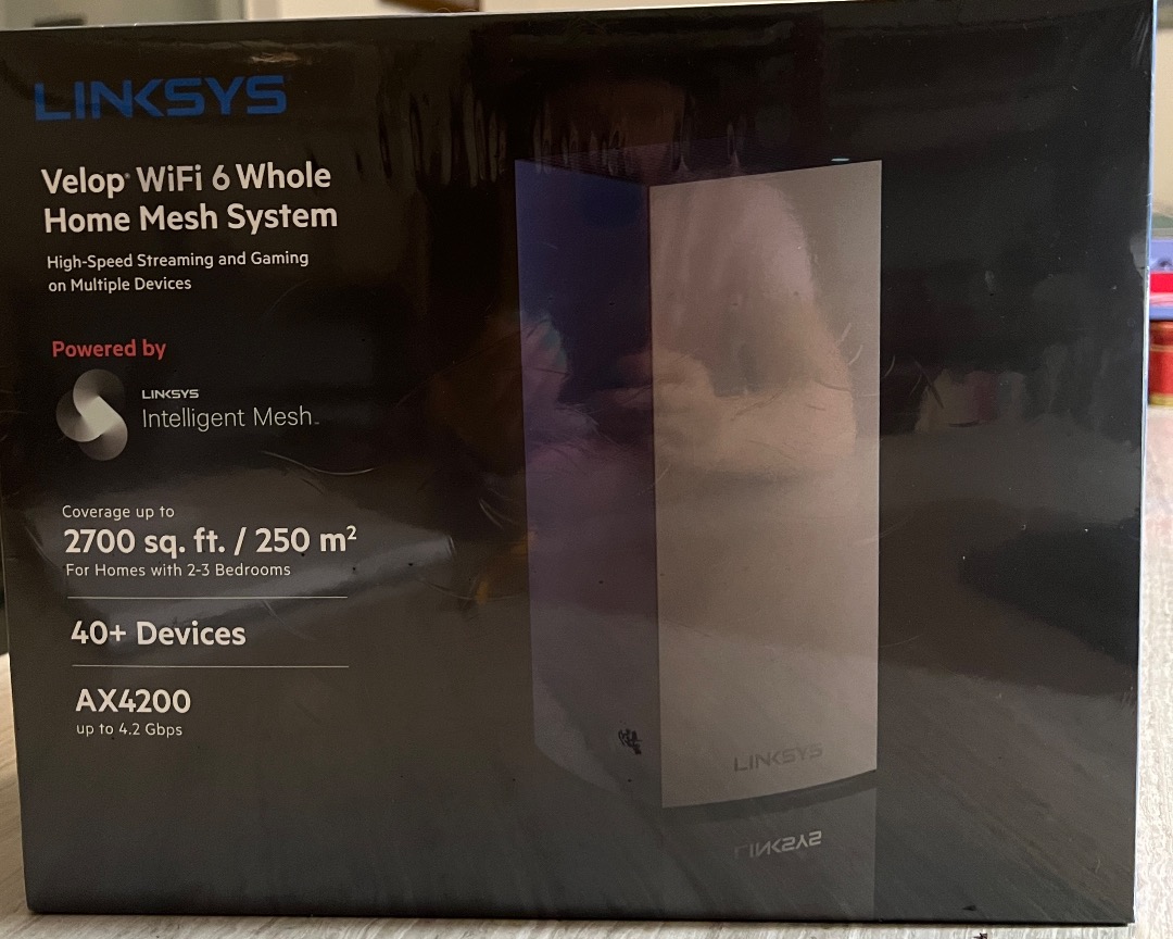 Linksys MX4200 Tri-Band AX4200 VELOP AX Intelligent Mesh Whole Home WiFi 6 System, Computers ...