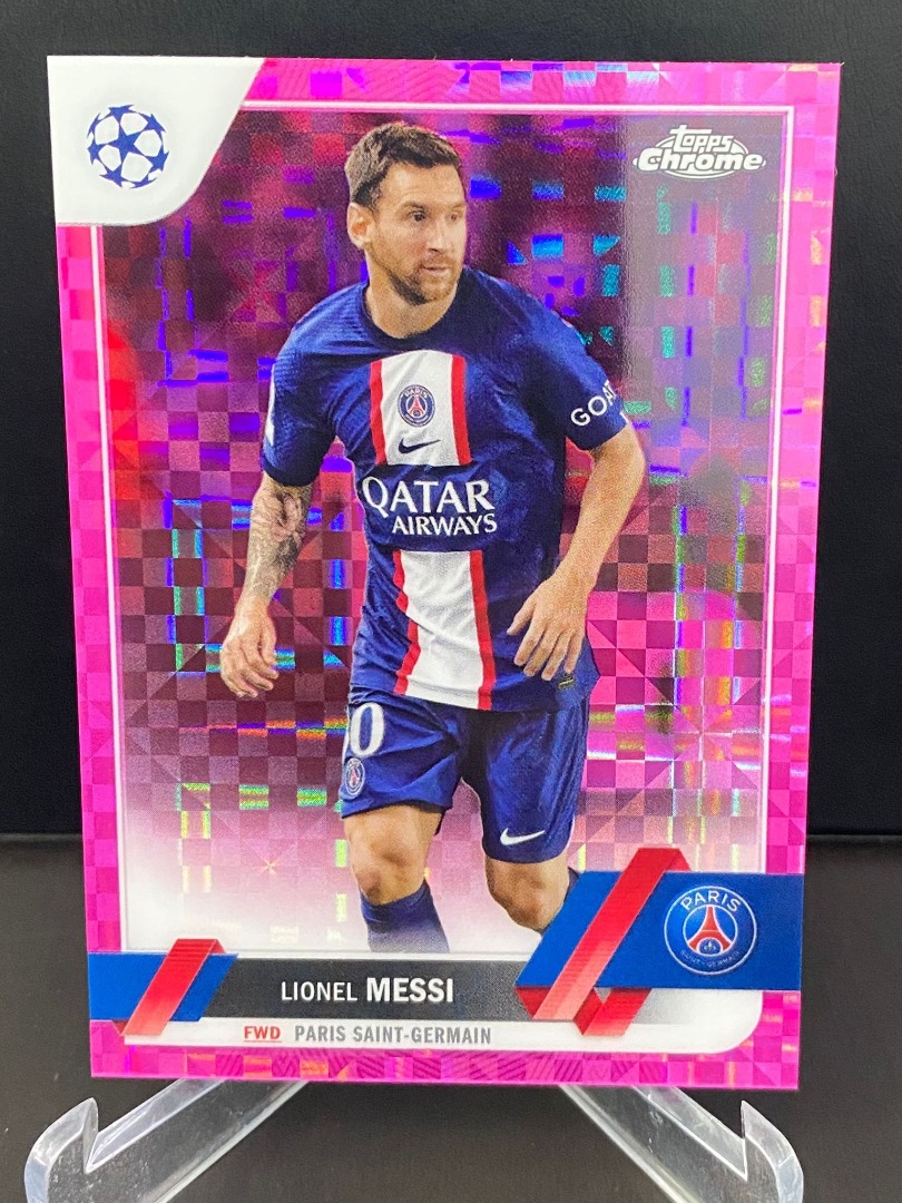 Lionel Messi /250 - 22/23 Topps UCC Chrome - PSG #1, Hobbies & Toys ...