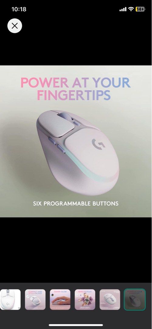 Logitech Aurora Gaming Mouse Computers Tech Parts Accessories Mouse Mousepads On Carousell