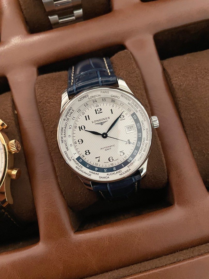Longines Master Collection World Timer GMT, Luxury, Watches on Carousell