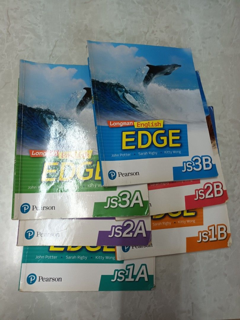 Longman english edge(JS1A1B,JS2A2B,JS3A3B), 興趣及遊戲, 書本 & 文具, 教科書 - Carousell