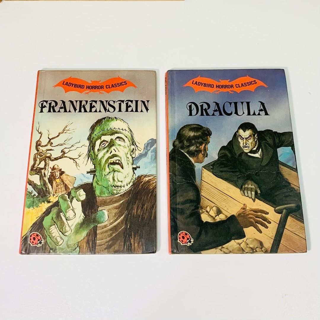 Lot of 4 Ladybird Books: The Mummy, Dracula, Frankenstein and The Strange Case of Dr Jekyll And ...