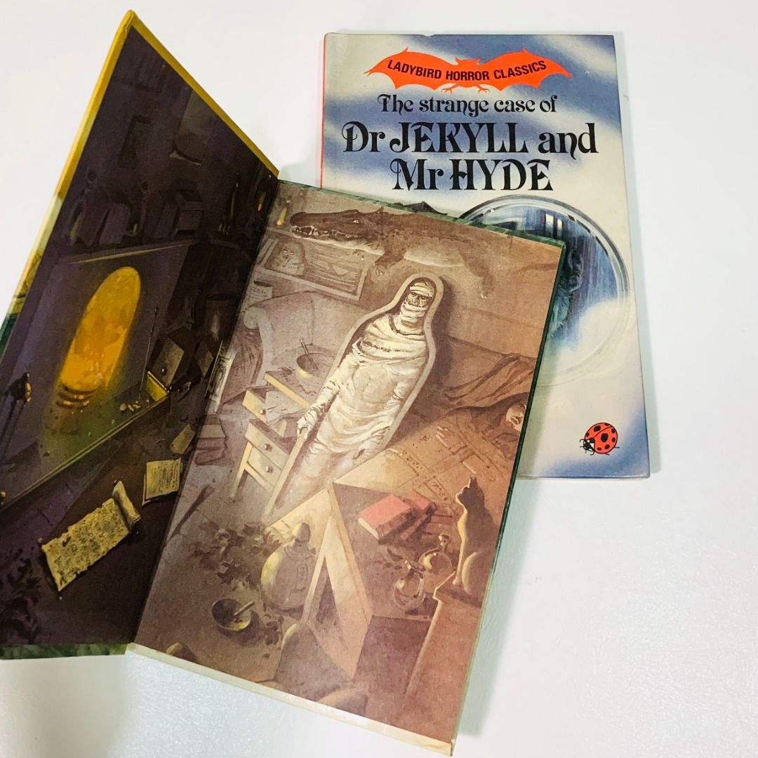 Lot of 4 Ladybird Books: The Mummy, Dracula, Frankenstein and The Strange Case of Dr Jekyll And ...