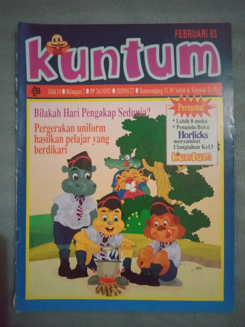 Majalah Kuntum tahun 1993, Hobbies & Toys, Books & Magazines, Magazines ...