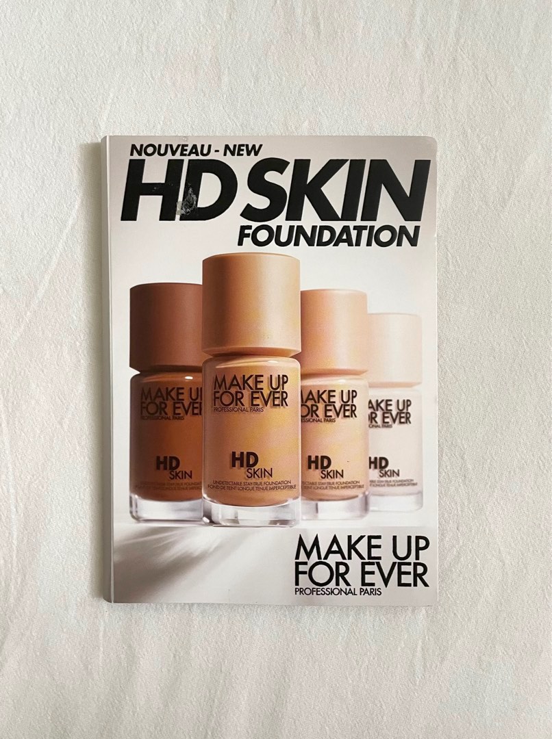 Make Up Forever HD Skin Foundation Sample Card, Beauty & Personal Care ...