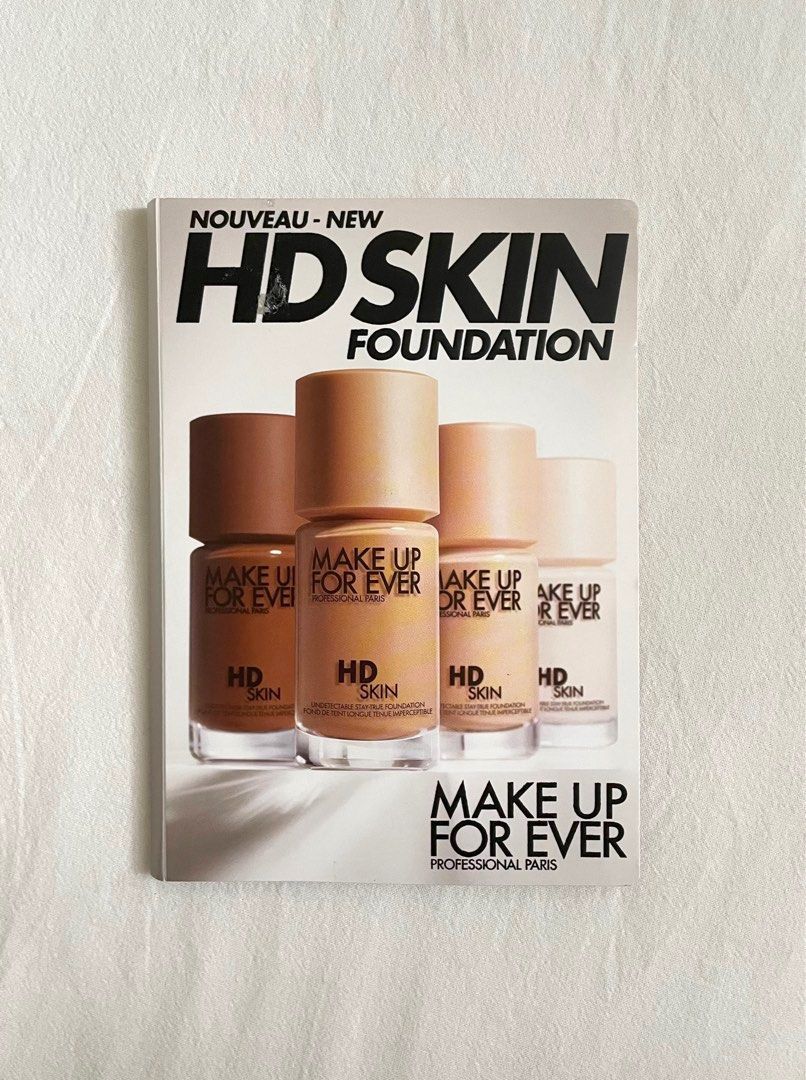 Make Up Forever Hd Skin Foundation Sample Card Beauty And Personal Care