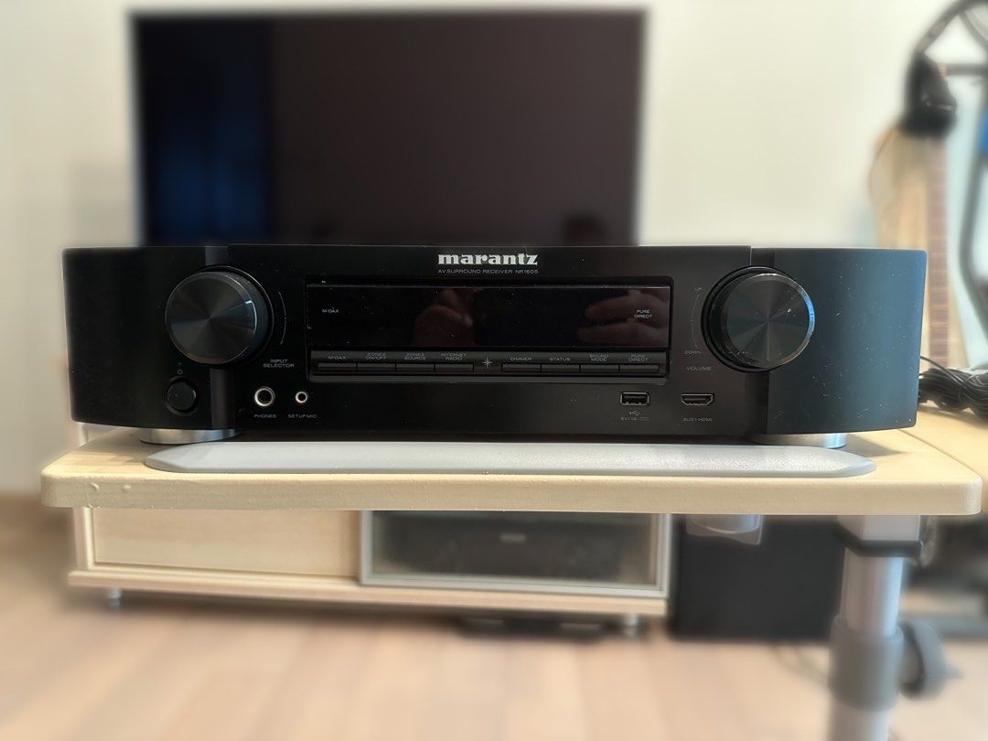 Marantz NR1605 AV receiver, 家庭電器, 電視 & 其他娛樂, 娛樂系統及智能家居產品 - Carousell