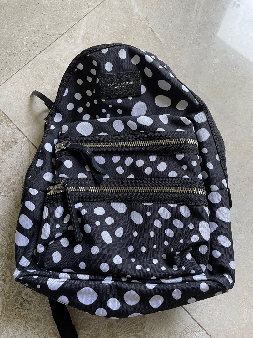 Marc Jacobs Biker Wavy Spot Backpack, Women's Fashion, Bags & Wallets ...