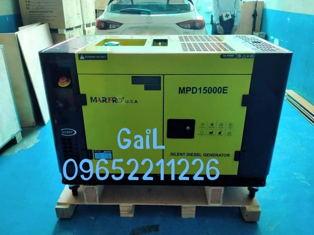 MARPRO USA 15KVA Watercooled Diesel Silent Type Generator w/ Automatic ...