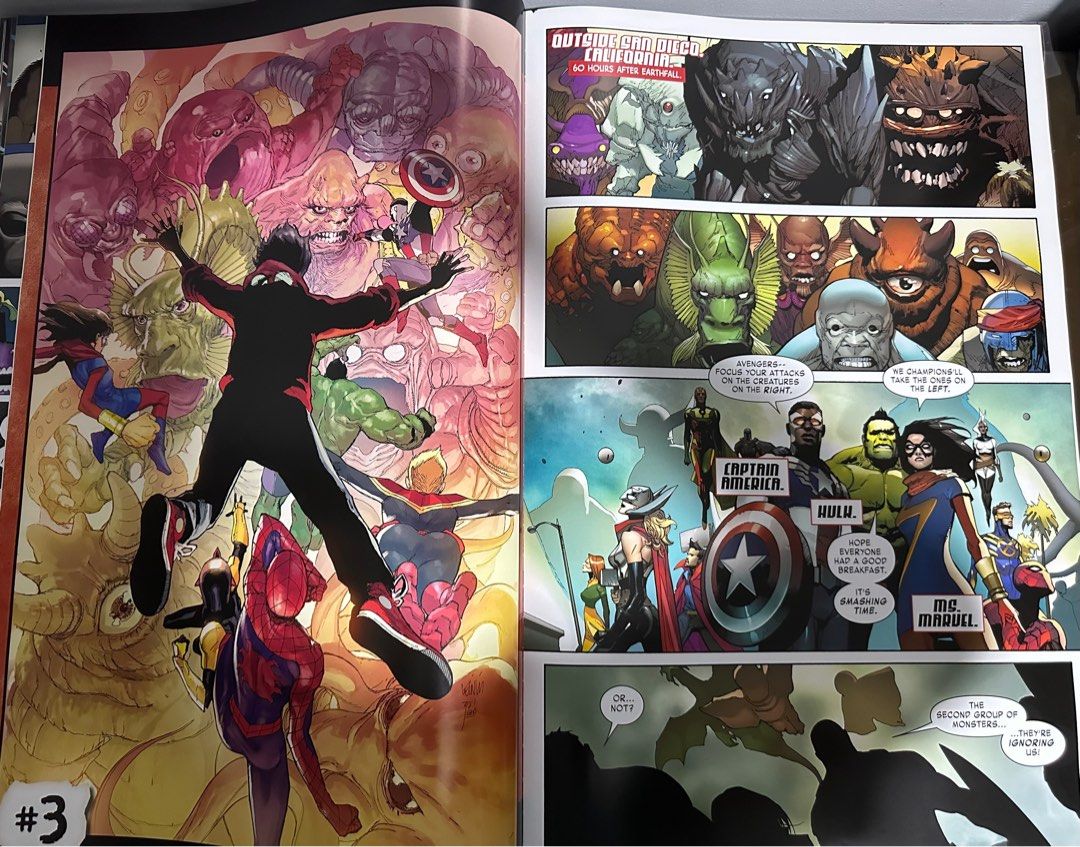 Marvel Monsters Unleashed Monster Size. Avengers, Spider-man, X-men ...