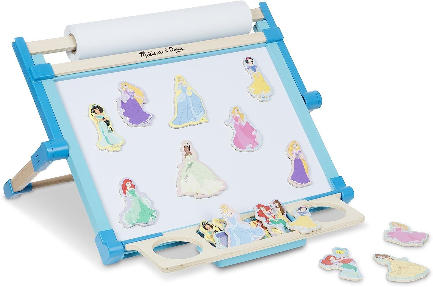 Melissa & Doug Disney Princess Wooden Magnets - 20 Character Magnets ...