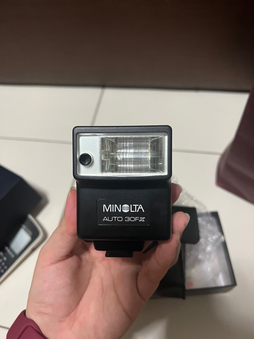 Minolta Auto Electroflash 30FX film Camera Flash Light, Photography ...