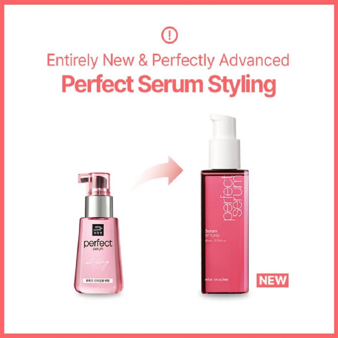 Mise en Scene perfect styling serum (80ml), Beauty & Personal Care ...