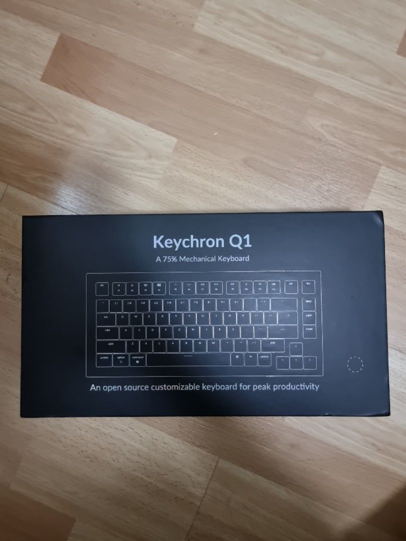 Modded Keychron Q1 w/ Tealios v2 L+F, Computers & Tech, Parts ...