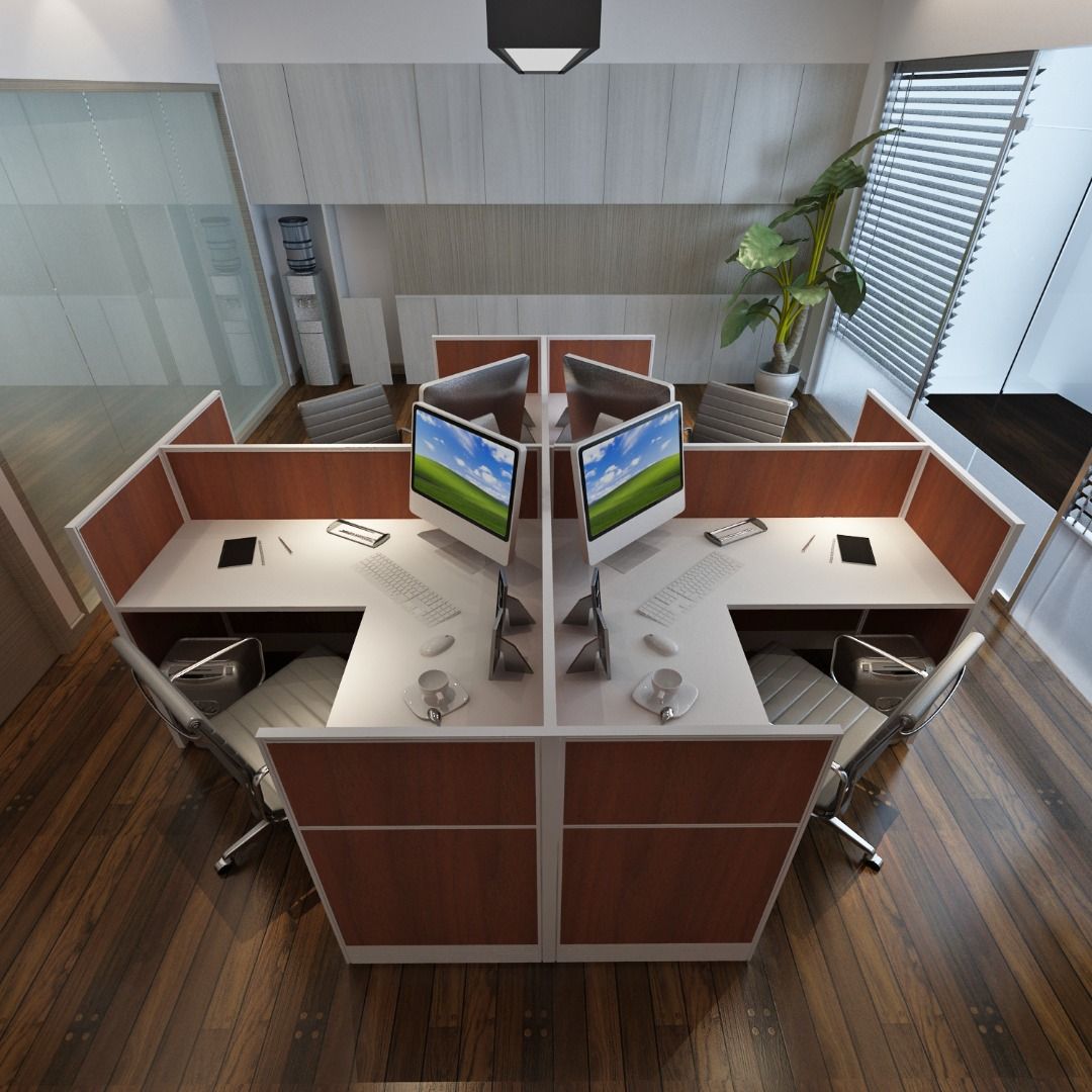MODULAR OFFICE PARTITION - CUBICLES, Furniture & Home Living, Office ...