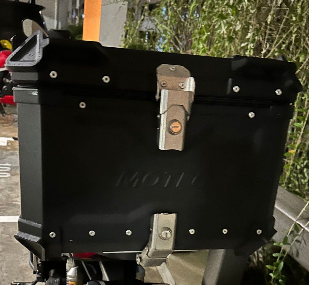 Motorcycle box with 2 key, Motorcycles, Motorcycle Accessories on Carousell