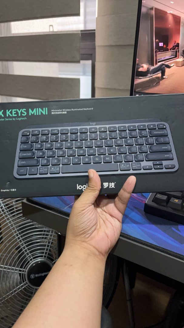 MX Mini Keys (Wireless Illuminated Keyboard) on Carousell