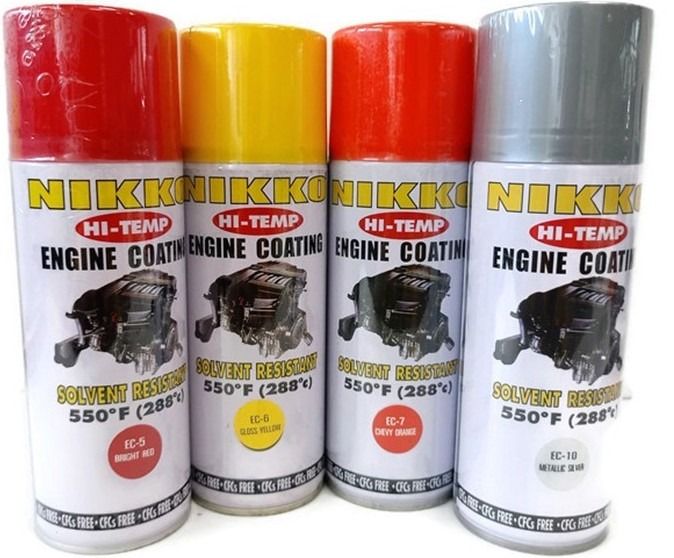 Nikko Hi-Temp Engine Coating Spray 400cc, Furniture & Home Living, Home ...