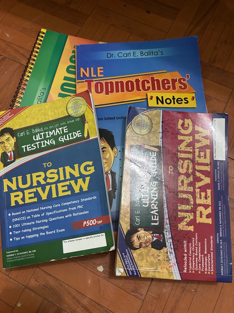 Nursing Reviewer books on Carousell