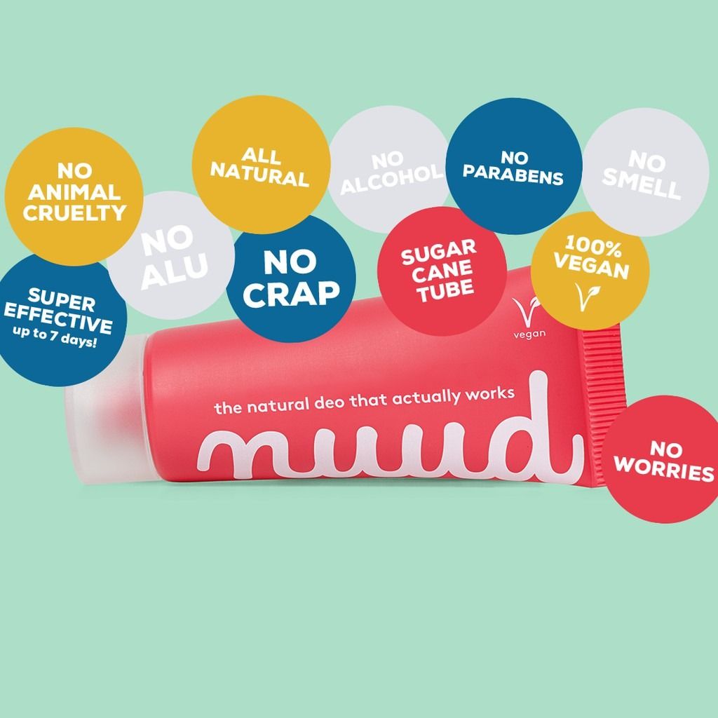 Nuud Deodorant Cream, Non-staining, Aluminium Free, Natural NT2144 ...