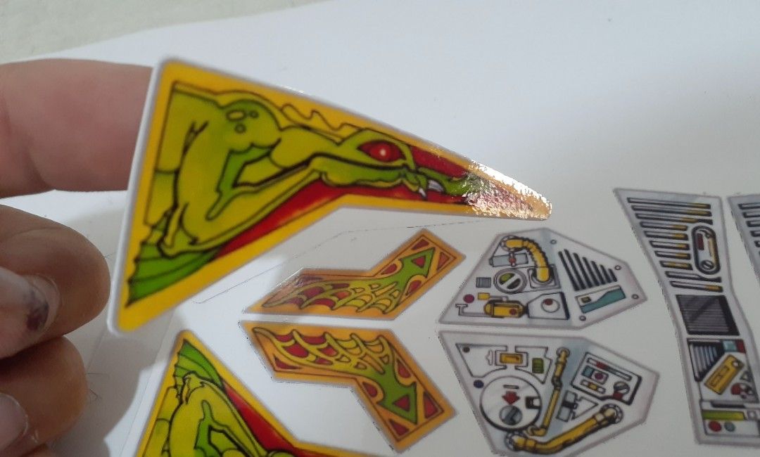 OG BATTLE RAM -stickers PRE-CUT Masters of the Universe, Hobbies & Toys ...