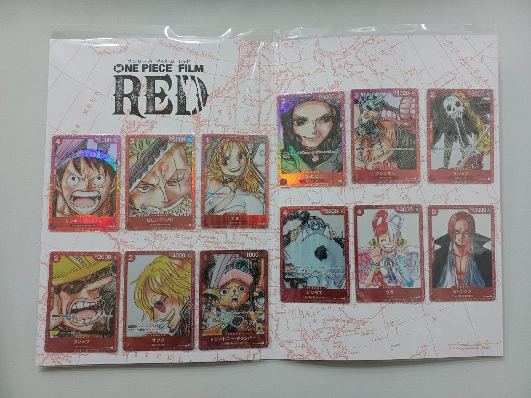 One piece film red card collection, Hobbies & Toys, Toys & Games on ...