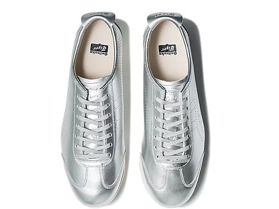 Onitsuka tiger shoes silver platform sepatu, Fesyen Wanita, Sepatu di ...