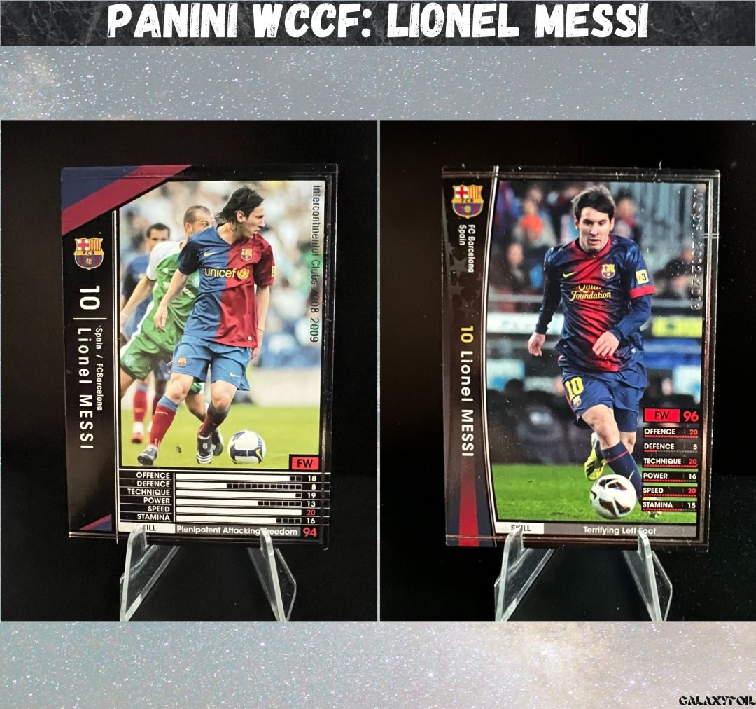 Panini WCCF Cards: Lionel Messi, Hobbies & Toys, Toys & Games on Carousell