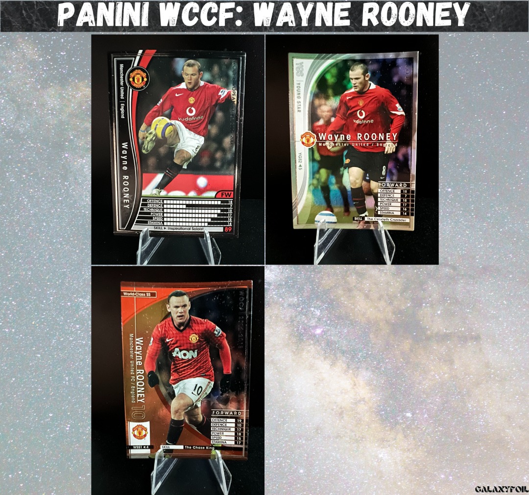Panini WCCF Cards: Wayne Rooney, Hobbies & Toys, Toys & Games on Carousell