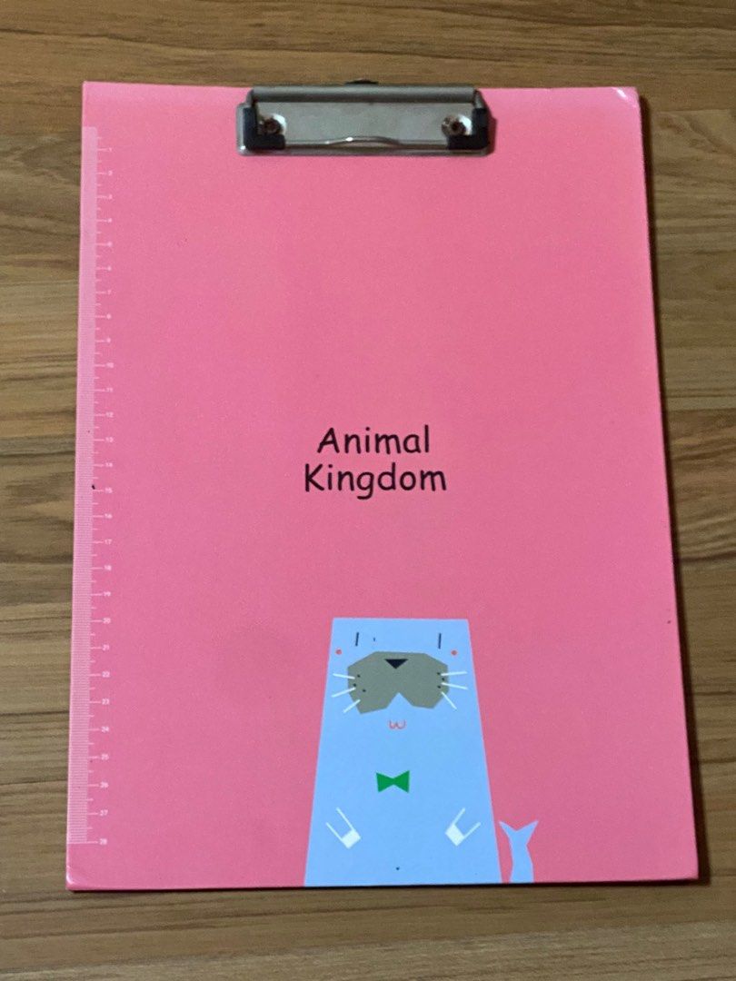 Pink Animal Kingdom Clipboard, Hobbies & Toys, Stationery & Craft ...