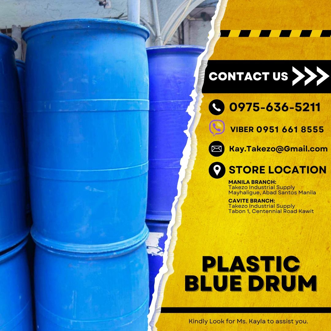 PLASTIC BLUE DRUM on Carousell