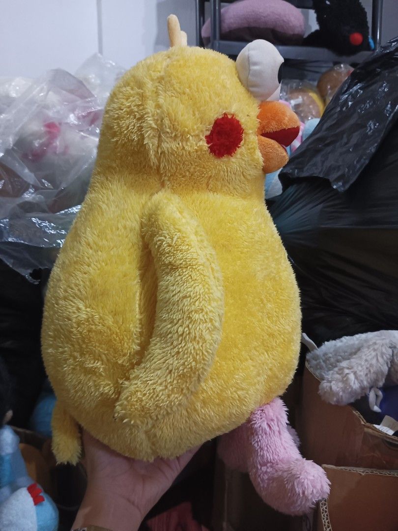 Poinko Brothers Docomo Chicken Parrot Plush Taito Original Large Size ...