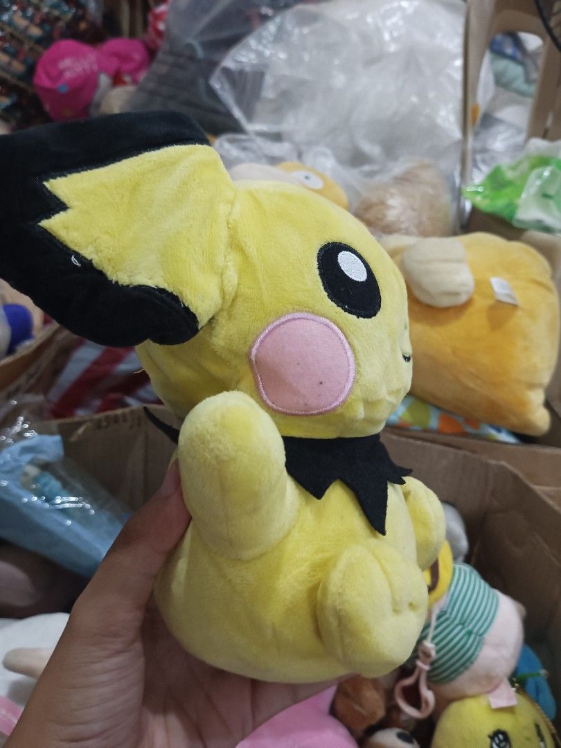 Pokemon Pichu Baby Pikachu Plushie on Carousell