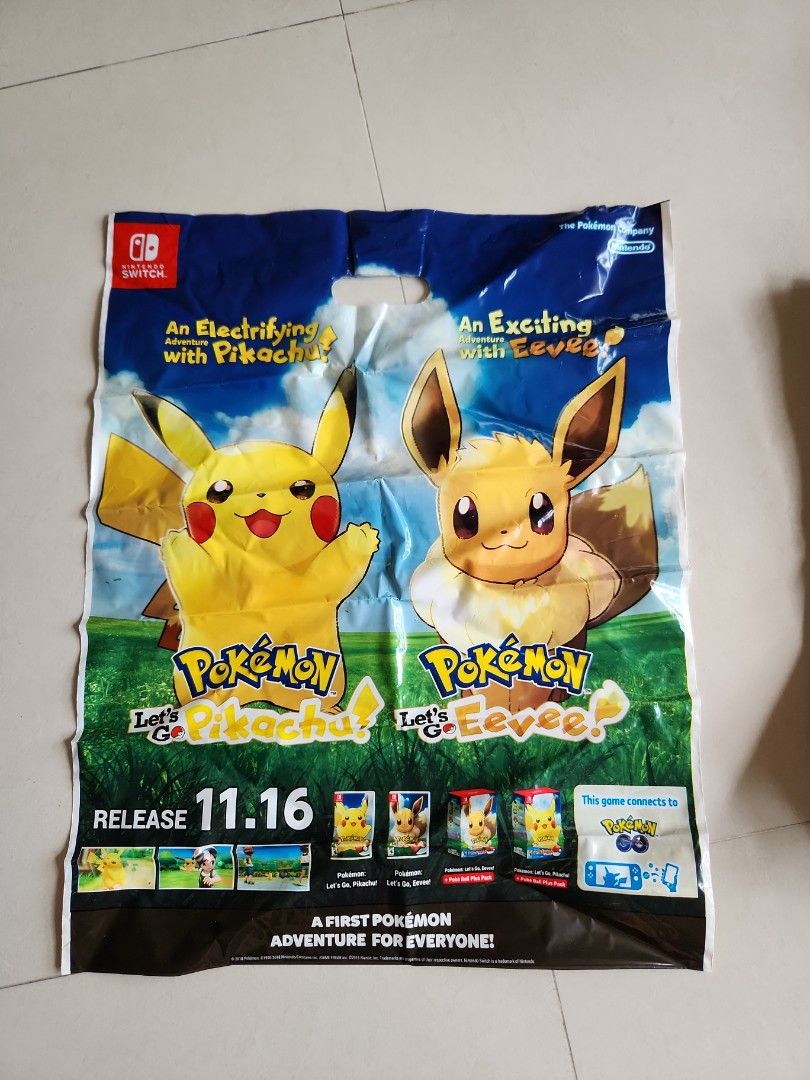 Pokemon plastic bag, Hobbies & Toys, Memorabilia & Collectibles, Fan ...