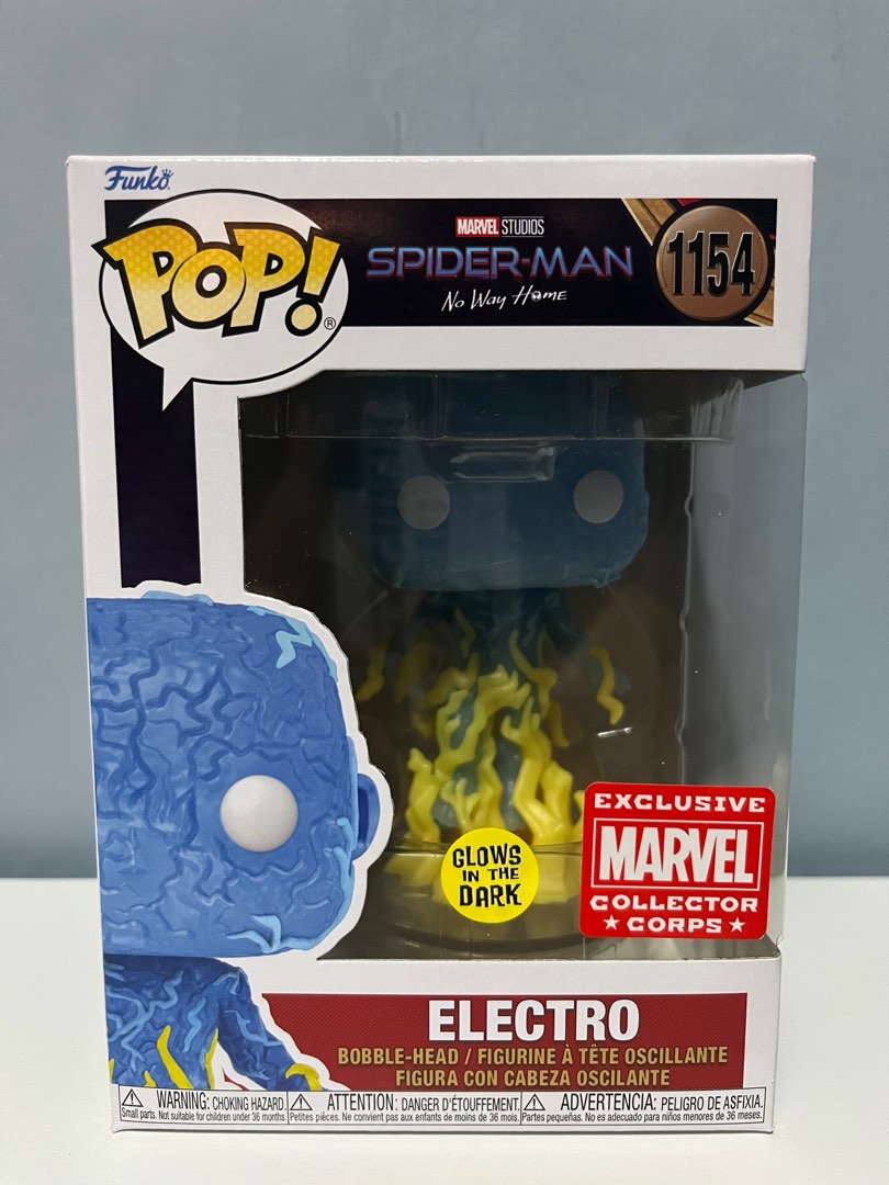 POP! Marvel: Spider-Man: No Way Home - Electro GITD (MCC) on Carousell
